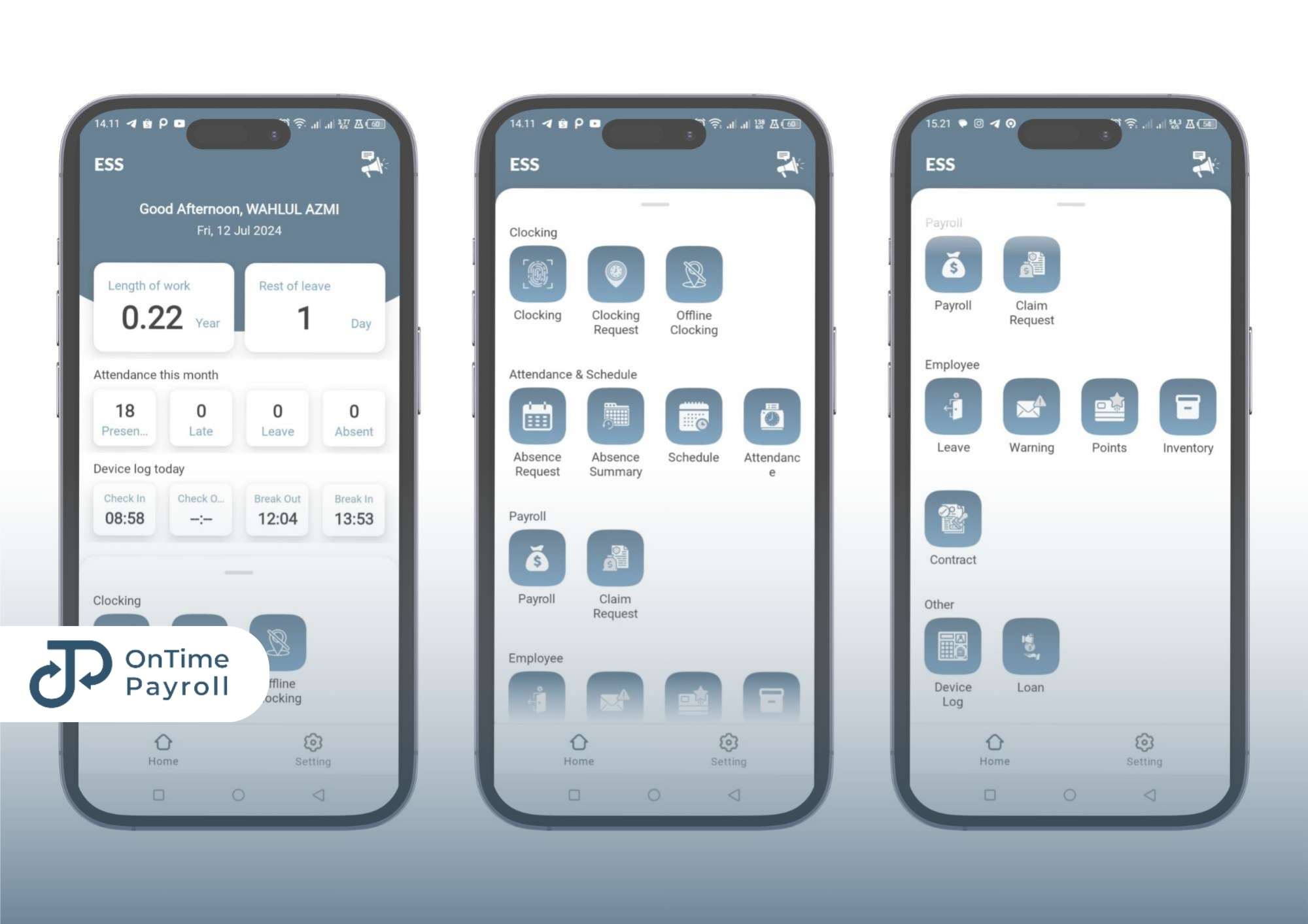 5 Aplikasi Absensi Karyawan Online Terbaik Berbasis Web, Android dan iOS - OnTime Payroll