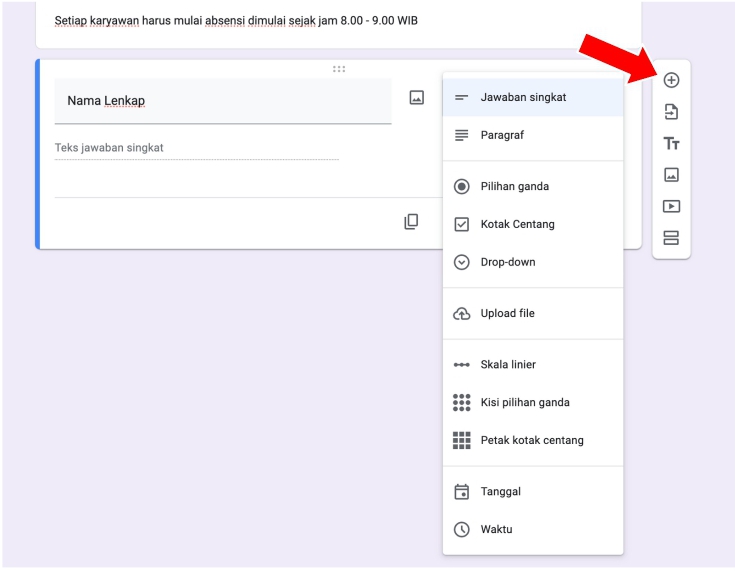 Cara Membuat Absensi Online Karyawan Di Google Form dan OTP - OnTime Payroll